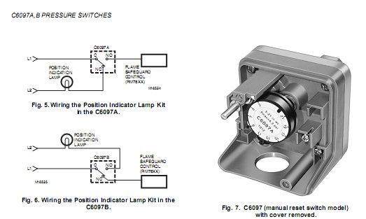 Công tắc áp suất C6097A